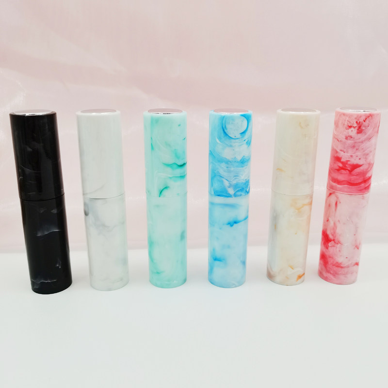 Plastic Injection Marble Pattern Refillable Perfume Bottle Customized ...