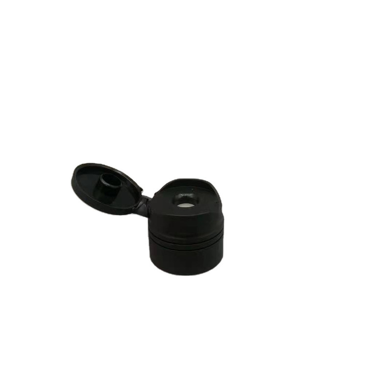 Matt Black Plastic Screw Disc Top Flip Cap 24/410 Silicone Valve 9.5mm