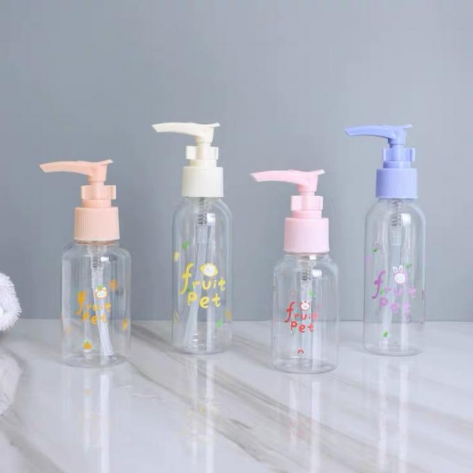 Small Dosage 0.7CC 24 / 410 Lotion Pump With Clip Silver Shine Aluminum ...